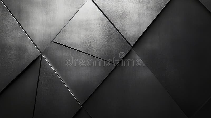 Minimalist Abstract Geometric Triangle Steel Background with Sleek ...