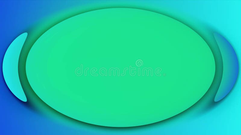 Red Oval Frame on Green Screen Stock Footage - Video of template, curve ...