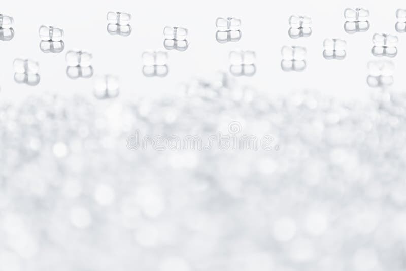 Minimalist Abstract Light Background with Transparent Glass Particles ...