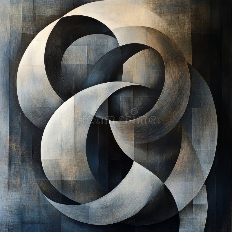 Intersecting Curves stock illustration. Illustration of pattern - 334557453