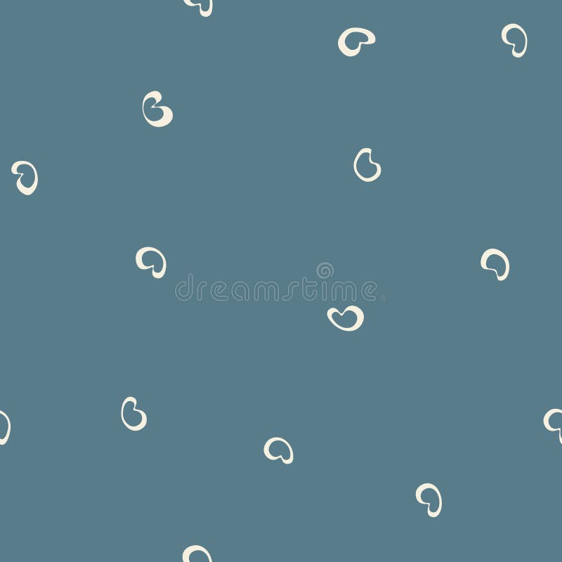 Minimalist Abstract Pattern with Small, Irregular Organic Shapes on ...