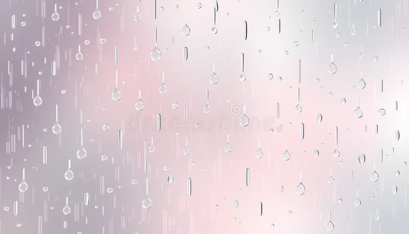 Minimalist Abstract Rain Pattern with Soft, Blurred Water Droplets and ...