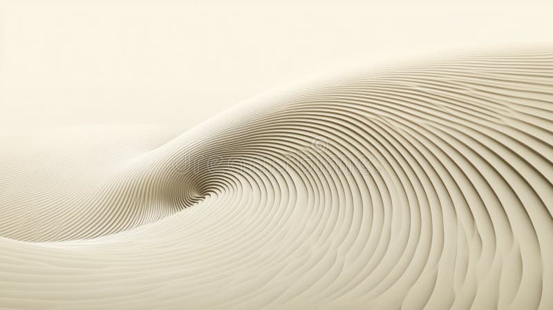 Minimalist Abstract Sand Dunes with Monochrome Wave Patterns Stock ...