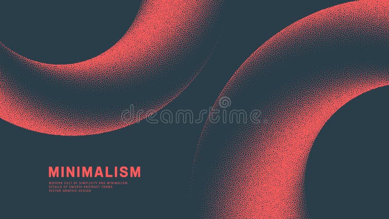 Minimalist Abstract Vector Background with Dot Work Half Tone Smooth ...