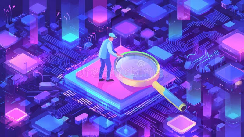 Minimalist Aesthetic, Tech Worker Assembling Circuit Board Under ...