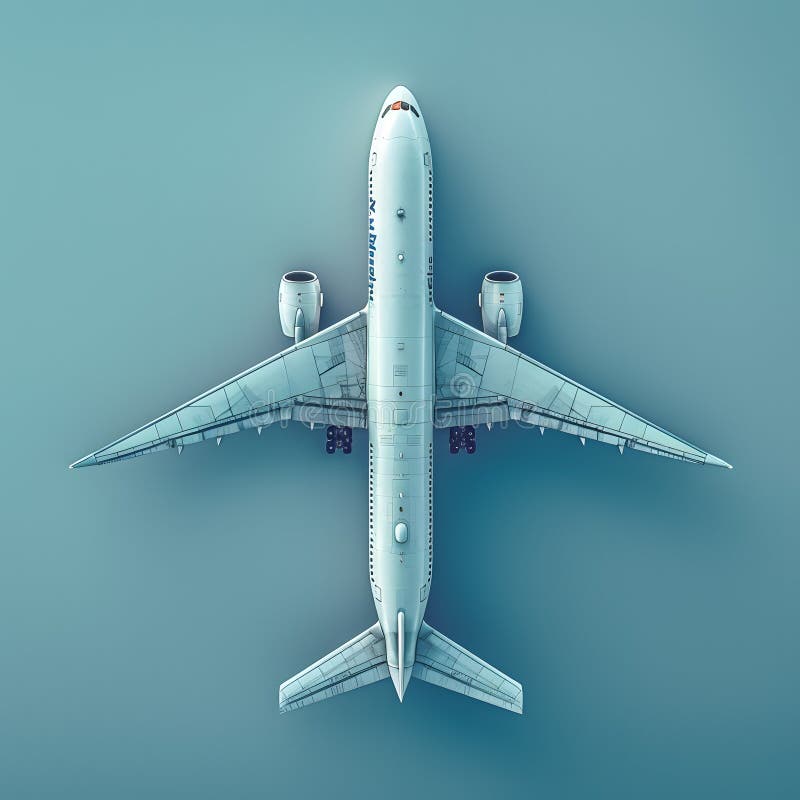 Minimalist Air Plane Design Illustration for Business and Creative Use ...