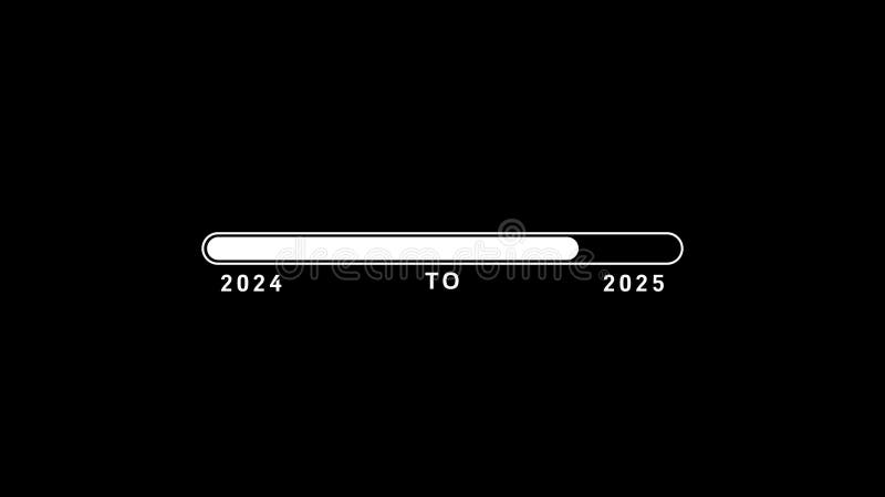 2024 To 2025 Progress Loading Animation Stock Video - Video of modern ...