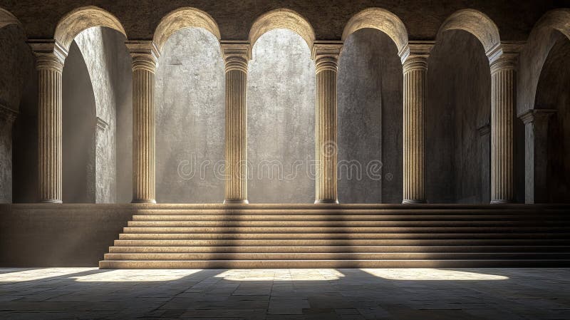 A Minimalist Approach is Evident in the Curved Steps and Vertical Panel ...