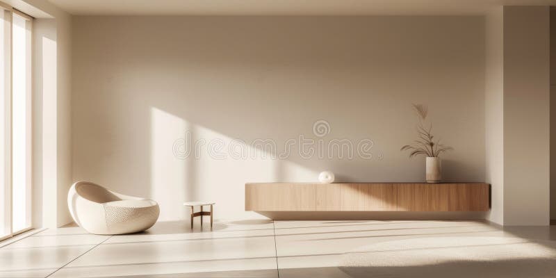 Minimalist Approach To Mockup Presentation for Designers. Stock ...