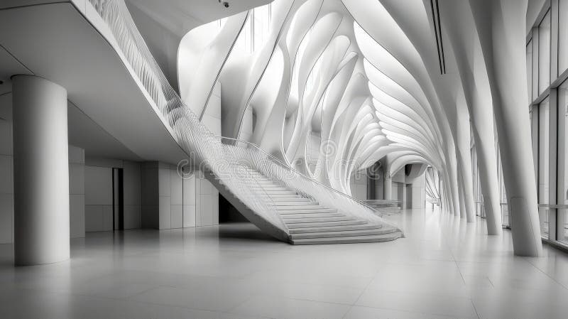 Minimalist Architectural Details Showcase Modern Gallery Interior ...