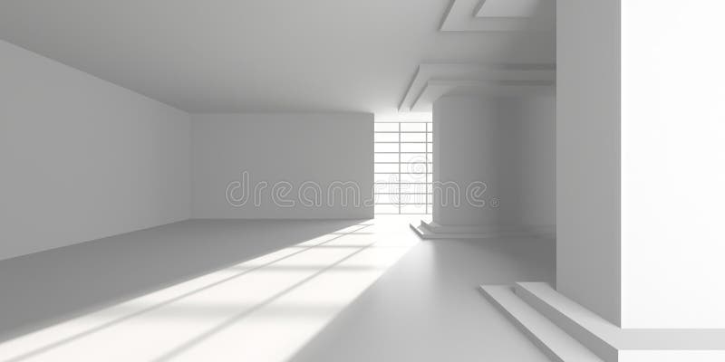 Minimalist Architectural Interior Scene with Natural Light and ...
