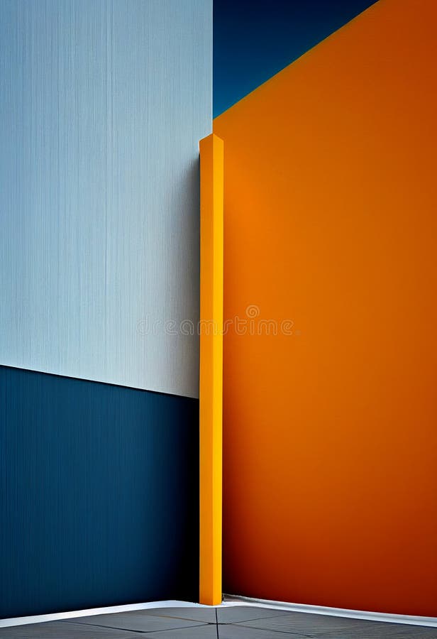 Minimalist Architecture and Pastel Colors Stock Illustration ... Minimalist Architecture and Pastel Colors Stock Illustration ...