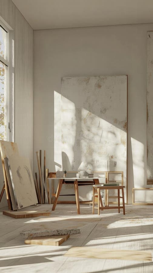 Minimalist Artist Studio Interior Design, a Serene and Creative ...