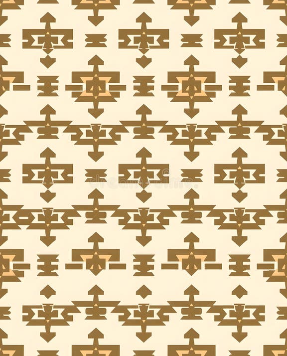 Aztec-inspired Angular Steps with Modern Rhythm, Seamless Pattern ...