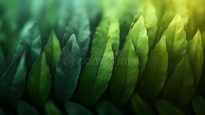 Subdued Manner, Elegant Green Diagonals. Stock Illustration ...