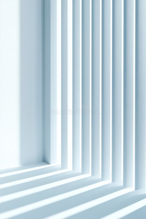 This Minimalist Background Features Vertical Grooves in Gentle Light ...