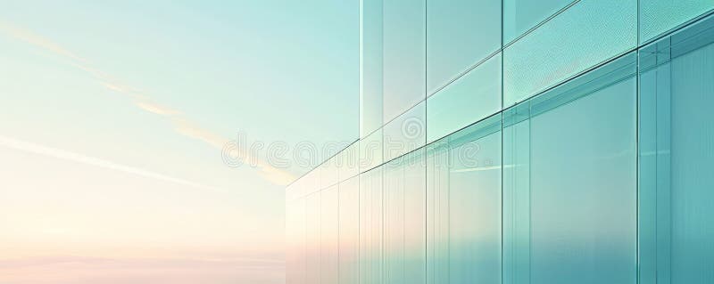 A Minimalist Background Featuring a Transparent Glass Panel with a ...