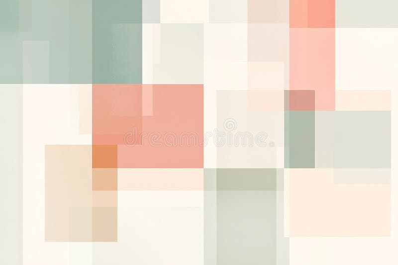 A Minimalist Background with Light Color Blocks in Various Muted Tones ...