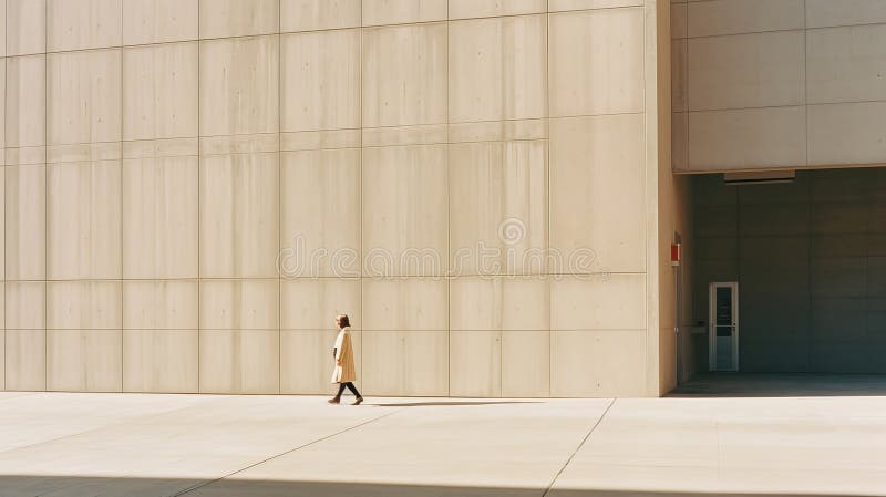 Minimalist Background. One Day of Life. Illustration AI Generative ...