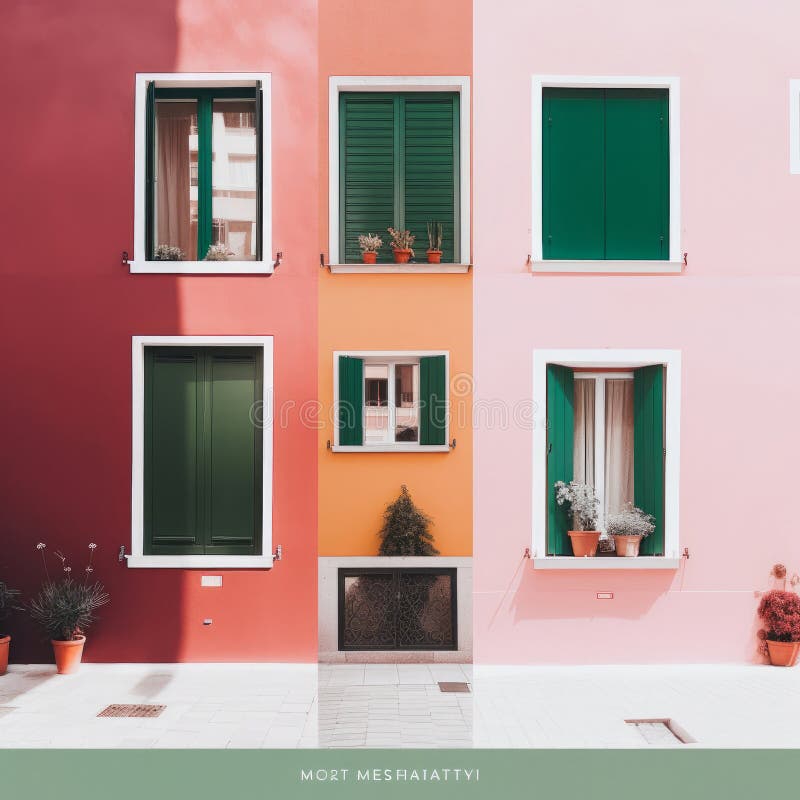 Minimalist Background for Post in Social Network. Illustration AI ...