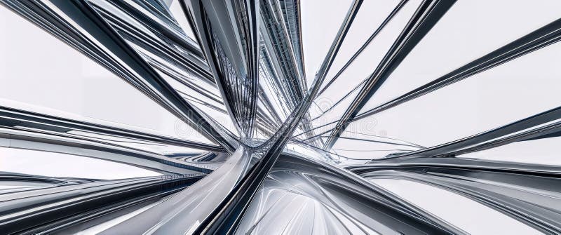 This Minimalist Background Showcases a Complex Web of Silver Lines ...
