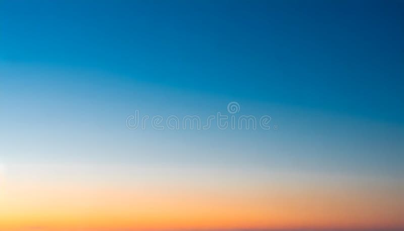 Minimalist Background with Soft Gradient Calm Warm Tone To Cold. Sunset ...