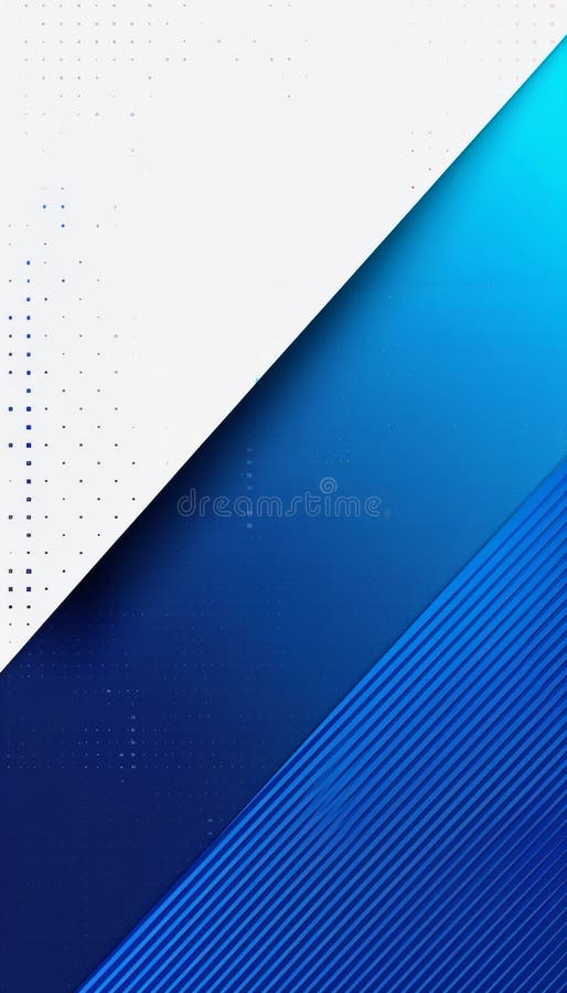 Minimalist Background with White and Blue Color Gradients and Geometric ...