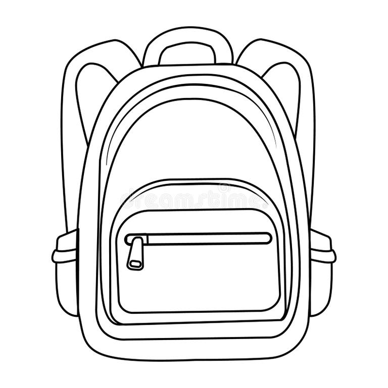 Backpack Outline Stock Illustrations – 27,292 Backpack Outline Stock ...