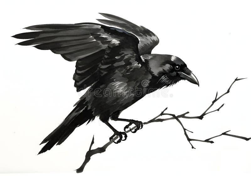 Minimalist Bird Silhouette stock illustration. Illustration of wings ...