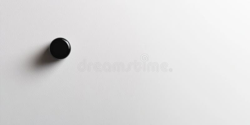 Minimalist Black Button White Surface Modern Design Stock Photos - Free ...