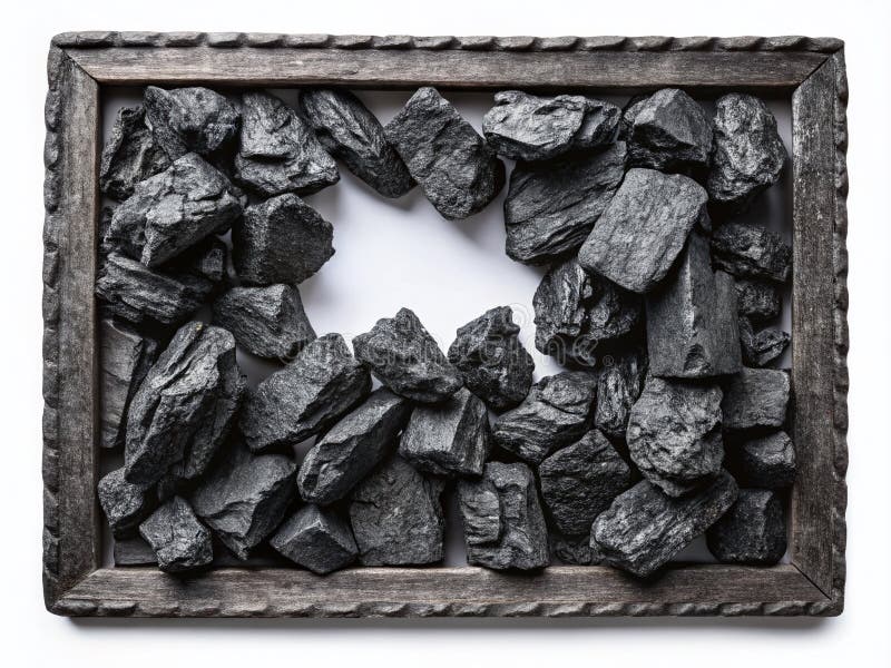 Minimalist Black Coal Border Frame a Powerful Visual Element for ...