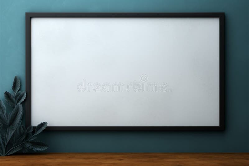 A Minimalist Black Frame in a Flat Lay Style for Your Creativity Stock ...