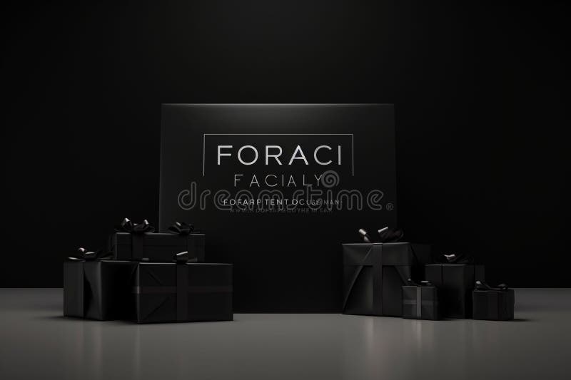 Minimalist Black Friday Sale Banner with Clean Stock Illustration ...