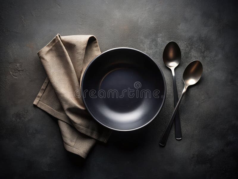 Minimalist Black Kitchen Still Life a Culinary Composition Featuring a ...