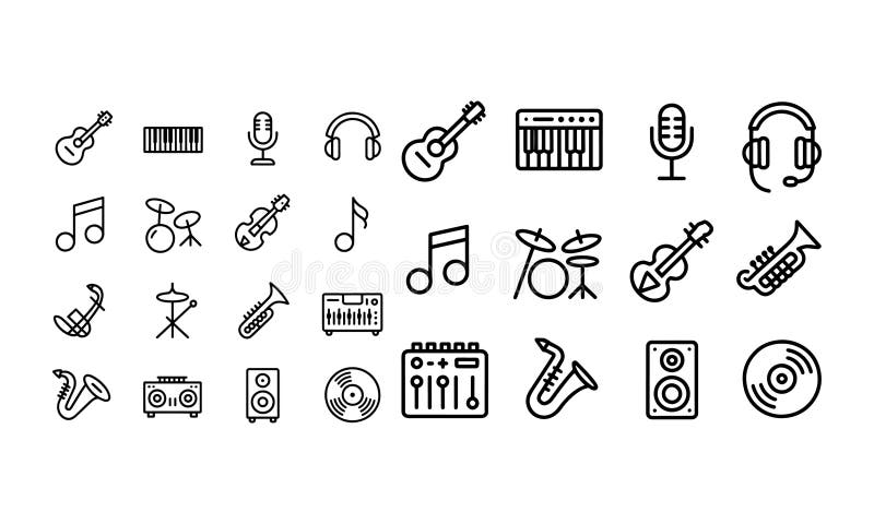 Instruments Vector Line Stock Illustrations – 17,195 Instruments Vector ...