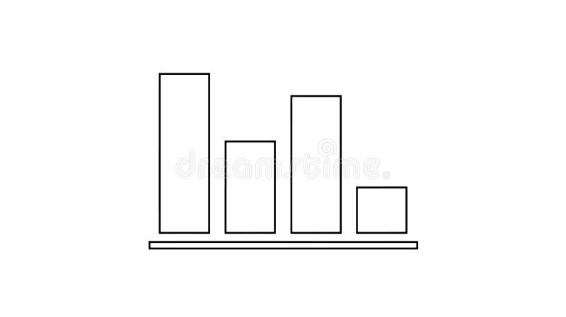 Minimalist Black Outline Bar Chart Stock Illustrations – 274 Minimalist ...