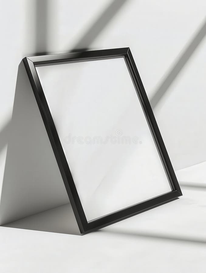 Minimalist Black Background with Blue Digital Line Edges Stock Photo ...