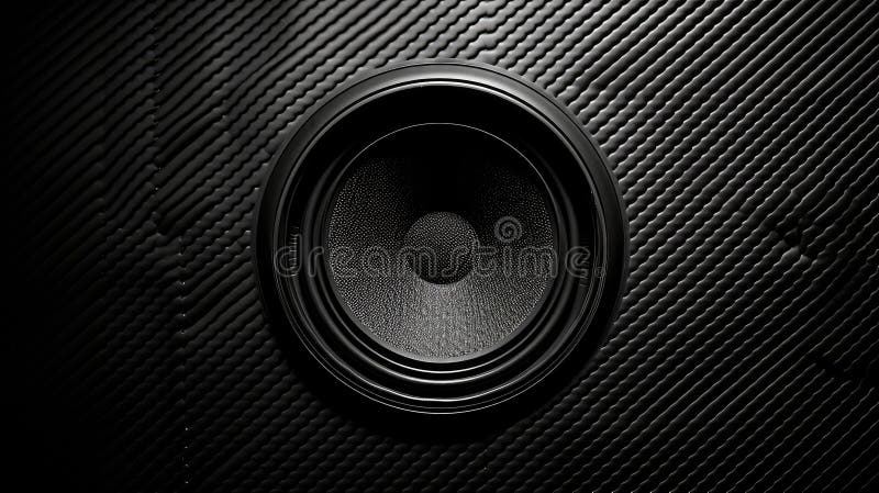 Minimalist Black Speaker Texture Stock Illustration - Illustration of ...