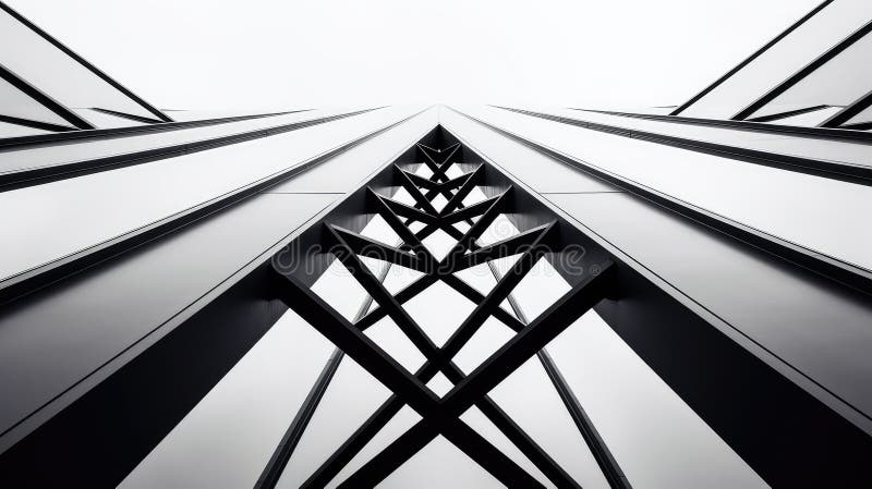 Minimalist Black and White Bold Stock Illustration - Illustration of ...