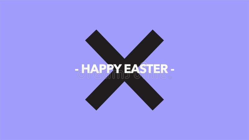 Black and White Easter Design Features Letters X and Y with Happy ...