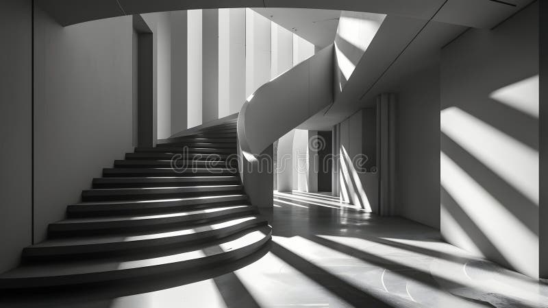 Minimalist Black and White Image, Bold Composition and High Contrast ...