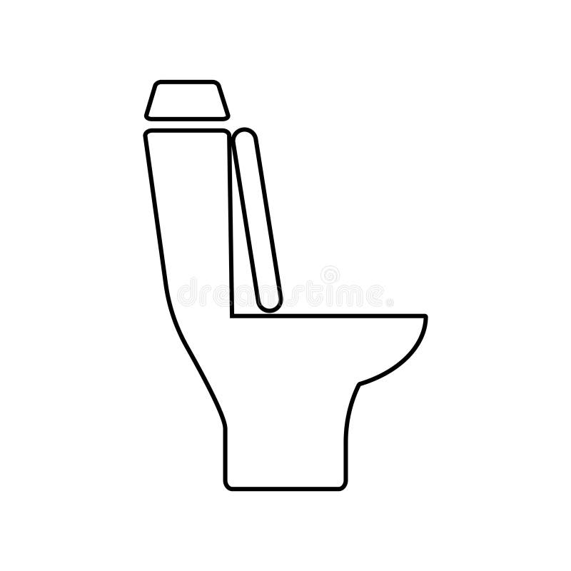 Toilet Side View Stock Illustrations – 927 Toilet Side View Stock ...