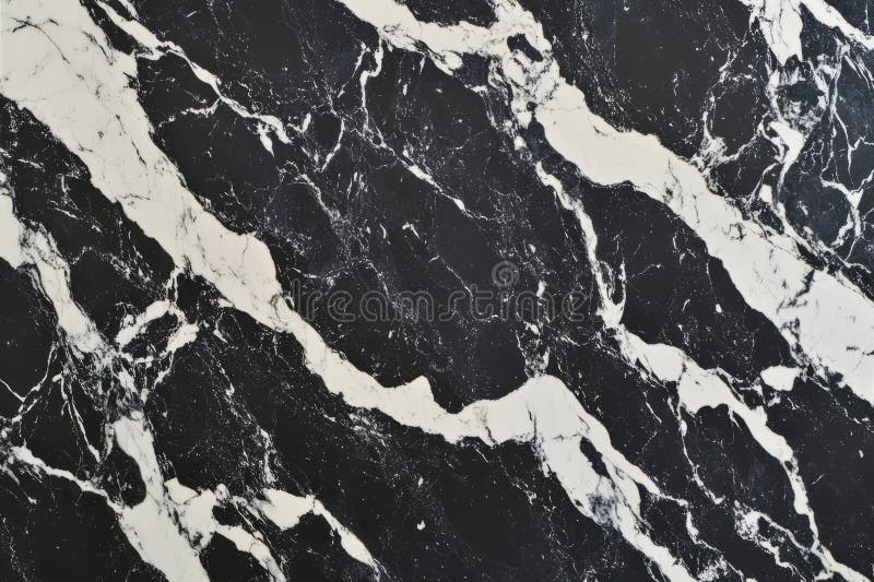Minimalist Black and White Marble Texture, with Bold, High-contrast ...