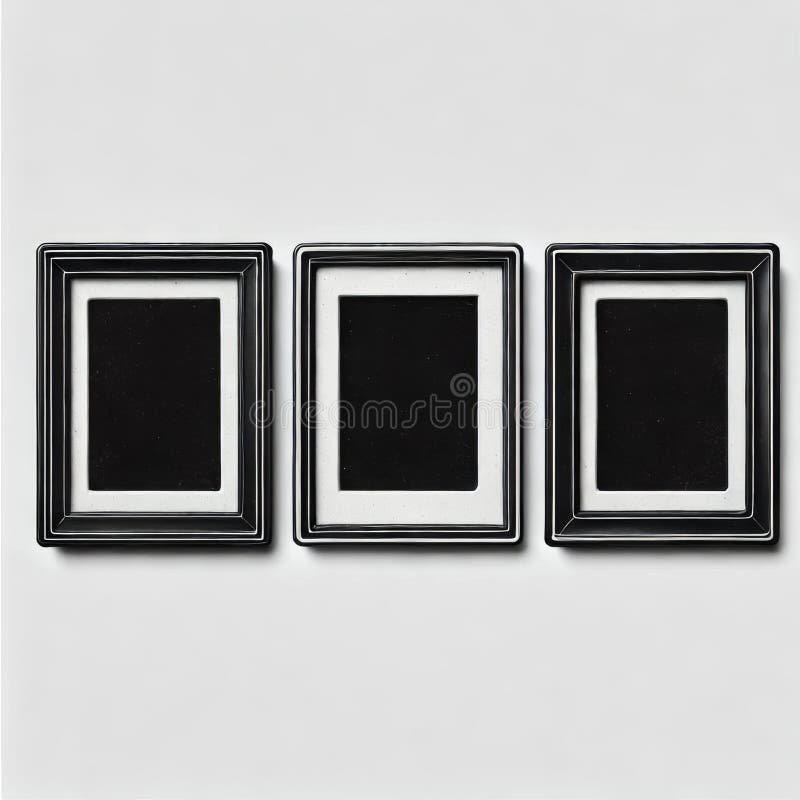 Minimalist Black and White Picture Frames on Display for Home or Office ...