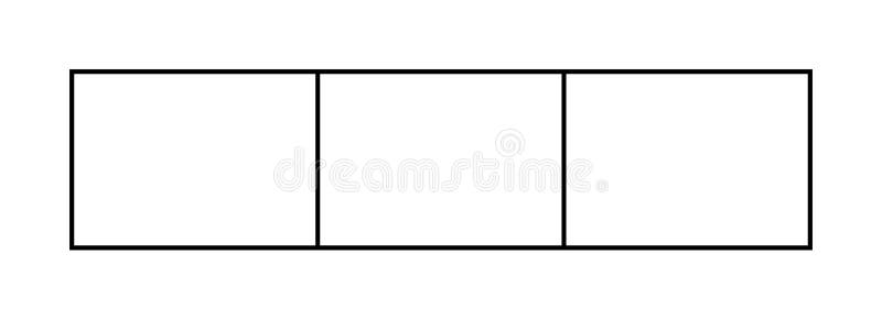 Minimalist Black and White Three-panel Comic Strip Template for ...