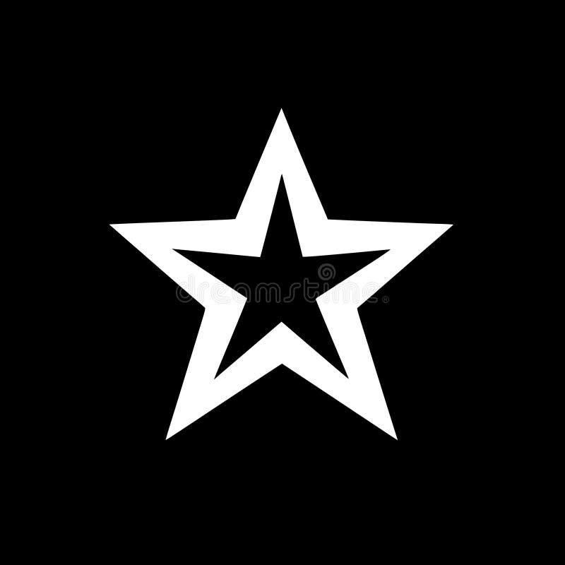 Stars - Minimalist and Flat Logo - Vector Illustration Stock Vector ...