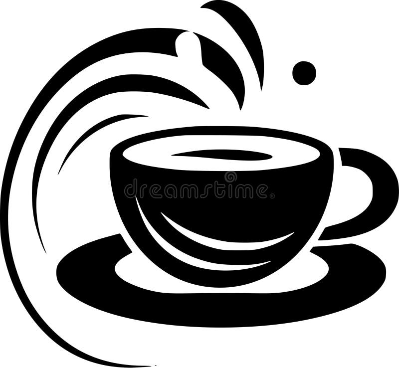 Coffee - Minimalist and Simple Silhouette - Vector Illustration Stock ...
