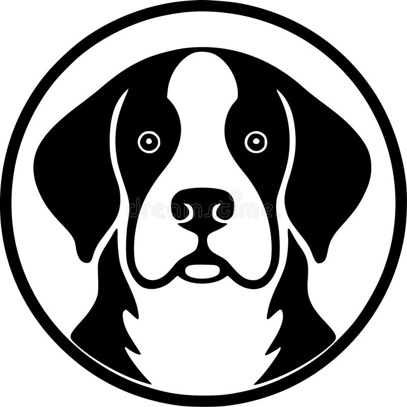 Dog - Minimalist and Simple Silhouette - Vector Illustration Stock ...