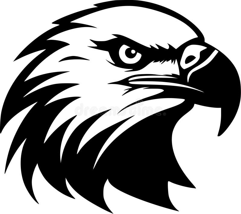 Eagle - Minimalist and Simple Silhouette - Vector Illustration Stock ...