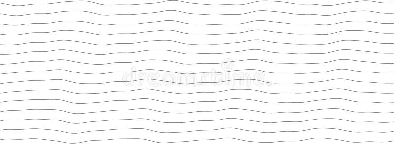 Minimalist Black and White Wave Pattern for Modern Design and ...